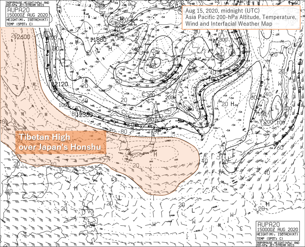 Heat wave in Japan due to two layers of high pressure - wanichan's ...