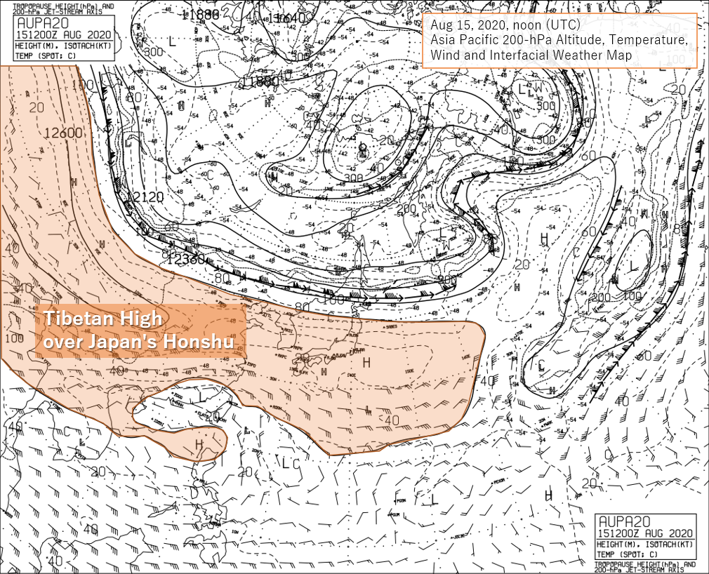 Heat wave in Japan due to two layers of high pressure - wanichan's ...
