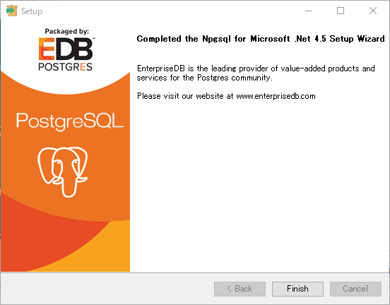 PostgreSQLとNpgsqlをインストールする - 無人島に持って行きたいプログラミング