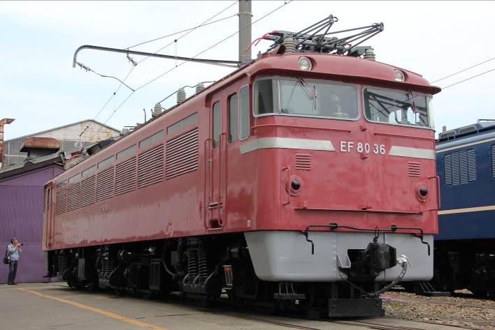 「JRおおみや鉄道ふれあいフェア」 Part-2 EF80 36・EF60 510・EF65 535 - わらよのブログ