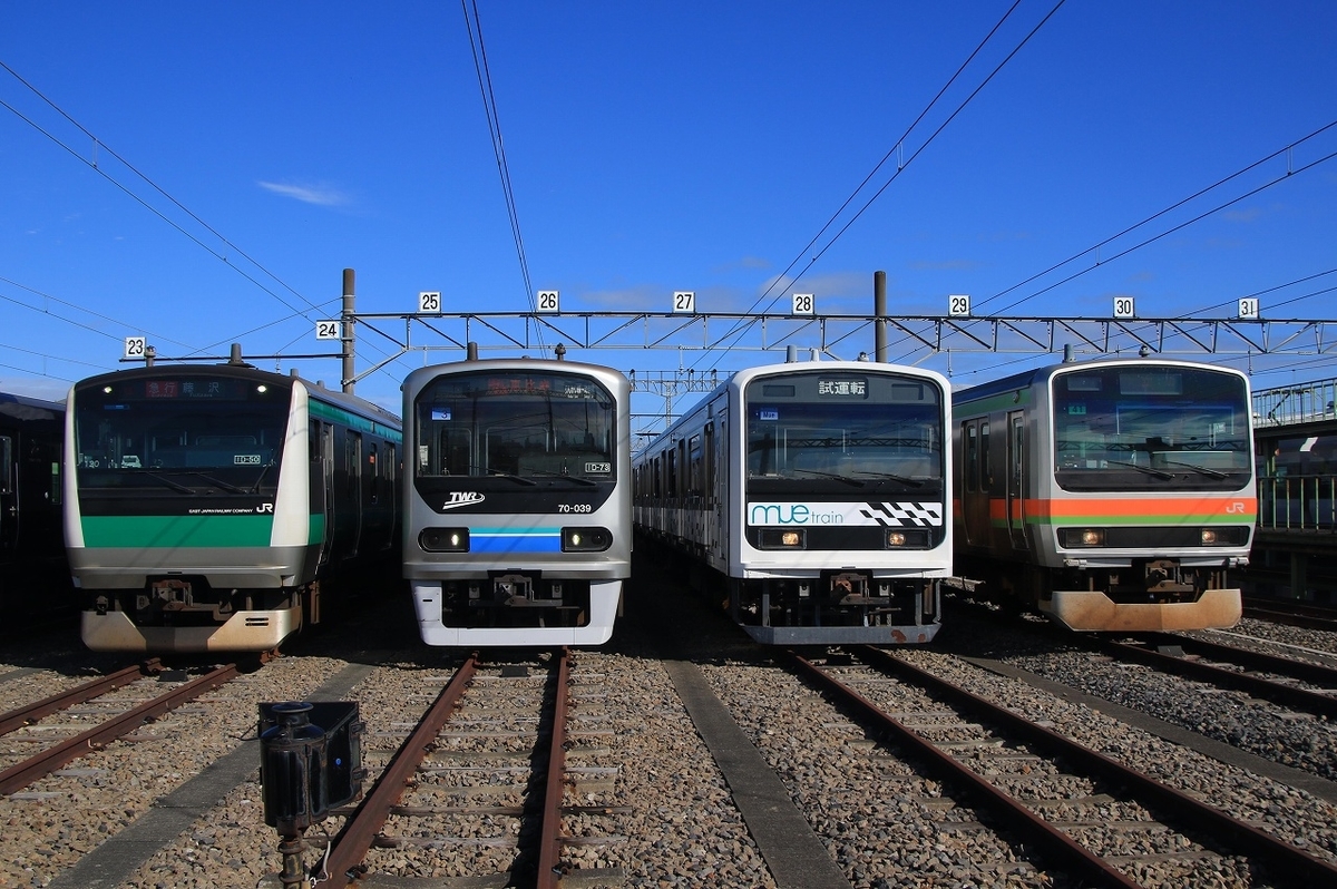 E233系7000番台「埼京線」・「川越車両センターまつり2022」 in南万騎が原・いずみ中央・川越車両センター - わらよのブログ