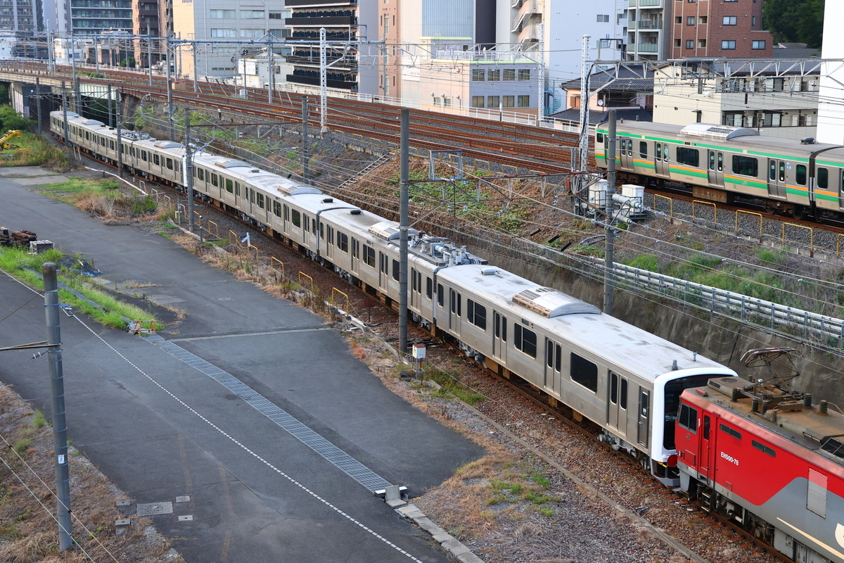 E501系JR九州譲渡甲種輸送 in大宮ほこすぎ橋・与野-北浦和 - わらよのブログ