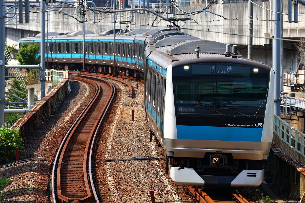 TK入場・E233系7000番台「埼京線」など in王子-上中里・赤羽・尾久駅 - わらよのブログ