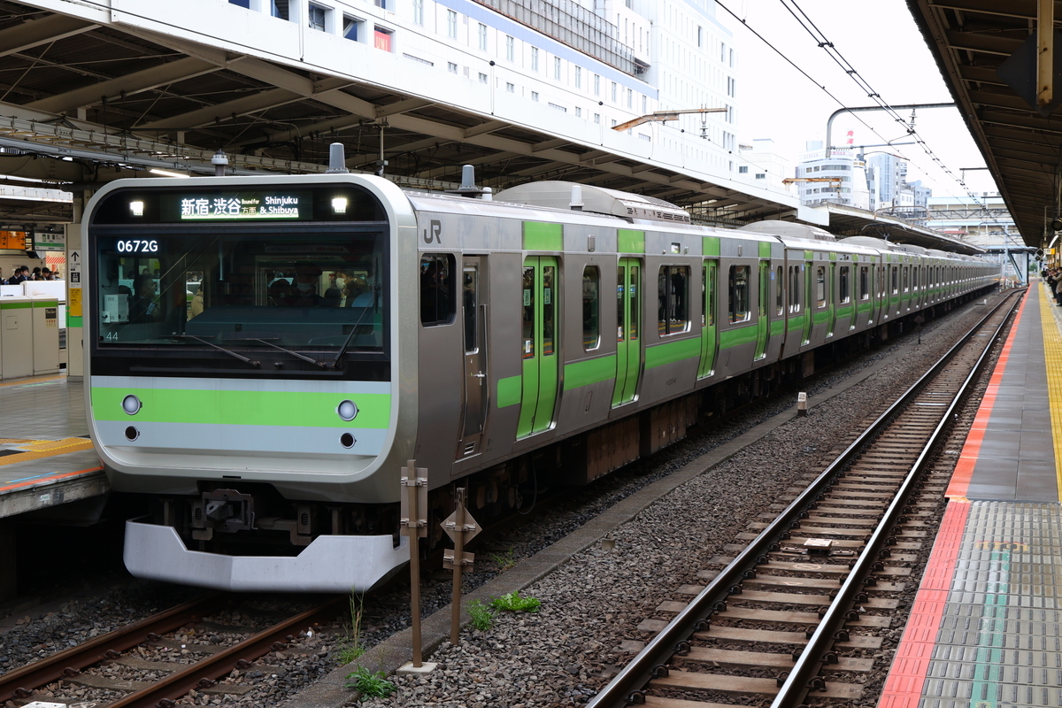 E235系0番台「山手線」・E233系7000番台「埼京線」・回9694M・TK入場 in池袋運輸区・池袋・日暮里・十条・御徒町・田端・赤羽-東十条・蕨-西川口 - わらよのブログ