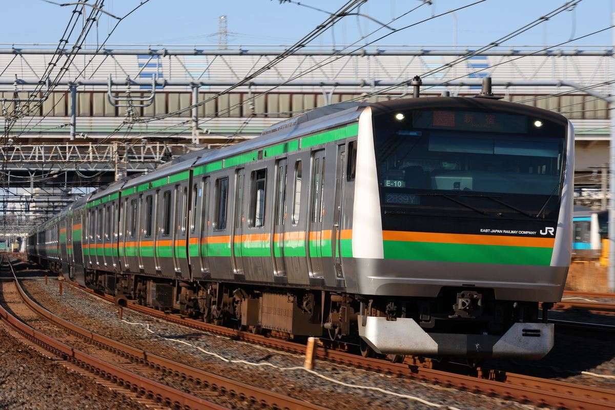 配8592レ・OM入場・E233系7000番台「埼京線」など in大宮ほこすぎ橋・与野-北浦和・南浦和-蕨・戸田駅 - わらよのブログ