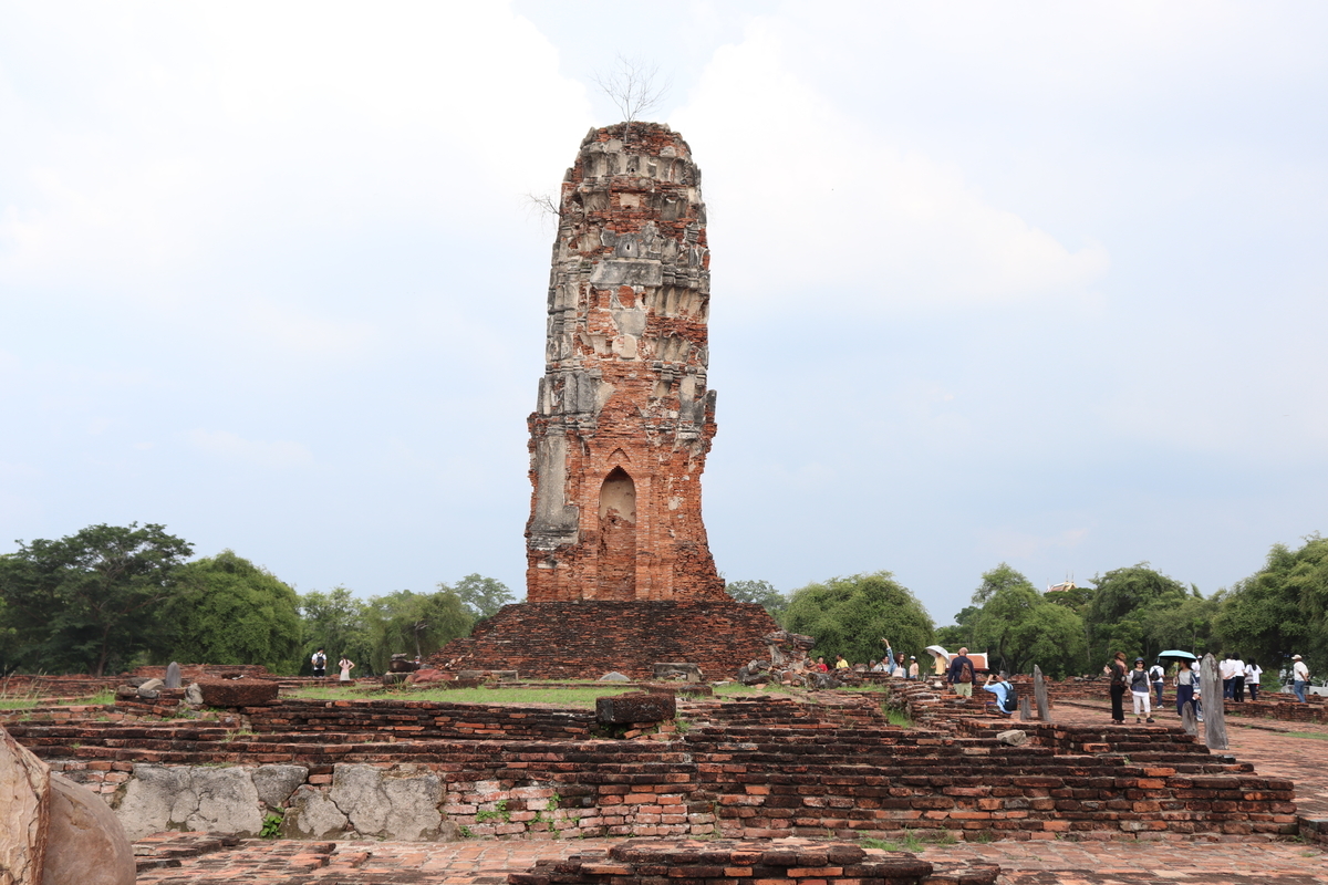 タイ旅行2日目、アユタヤ遺跡めぐり - わさぎにエサをください。