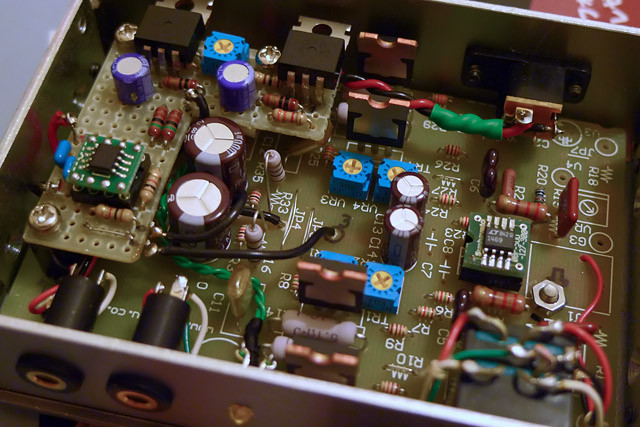 個別「LT1469 and AD8397 in Marutsu MHPA-FET Kit Headphone Amplifier」の写真、画像 ...