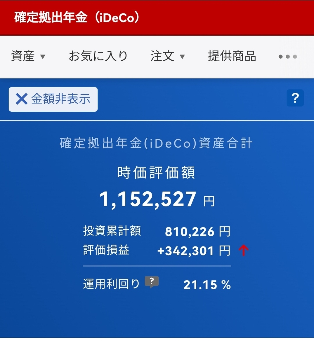 NISA と iDeCo 1年間の振り返り - 花が咲きますように