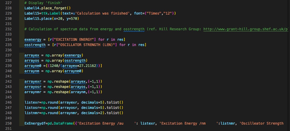 Psi4による量子化学計算-Tkinterアプリ5 - あるケミストの独り言（winchemwinの日記）