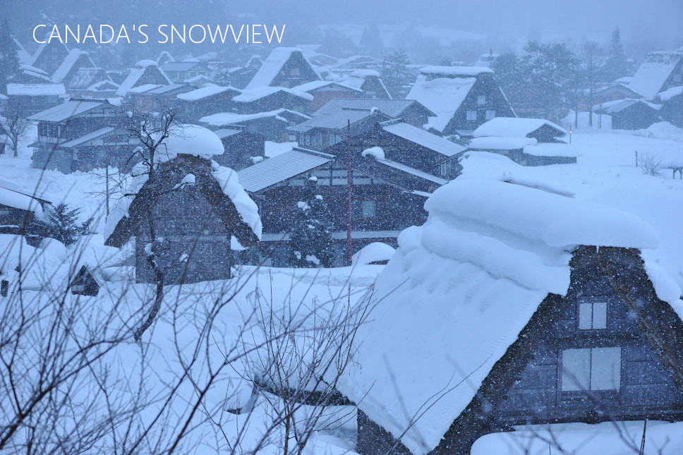 雪の白川郷散策 - CANADA'S WINDVIEW