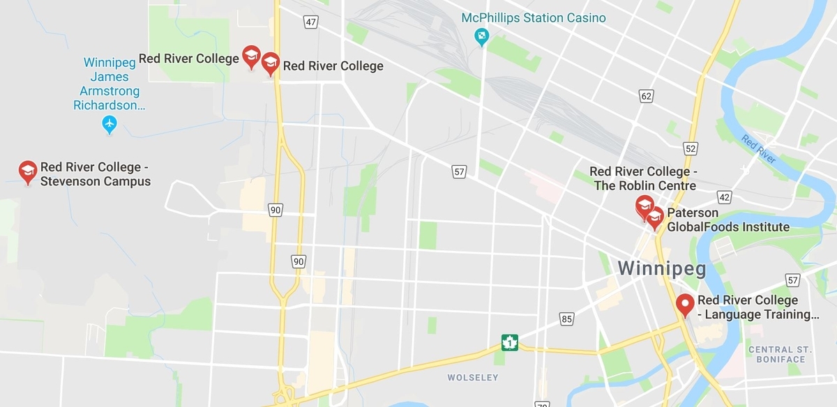 私の学校紹介: Red River College - ウィニペグってどこ？in カナダ