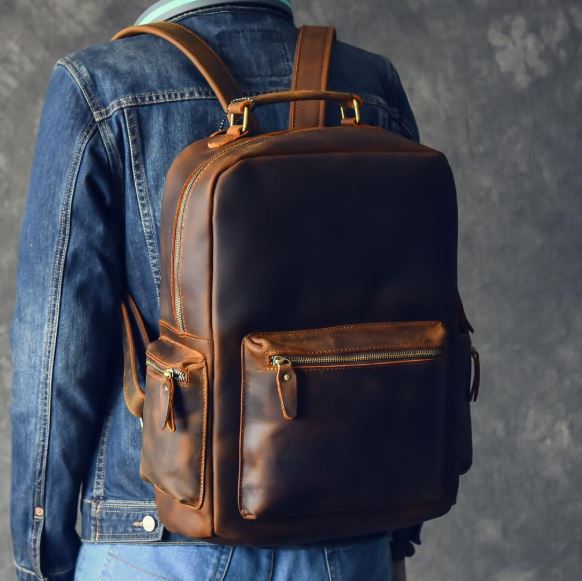 Top 5 Black Genuine leather backpack - Wearable Products You will love