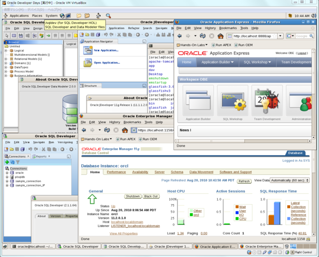 Database App Development VM Appliance aka Oracle VM VirtualBox ...