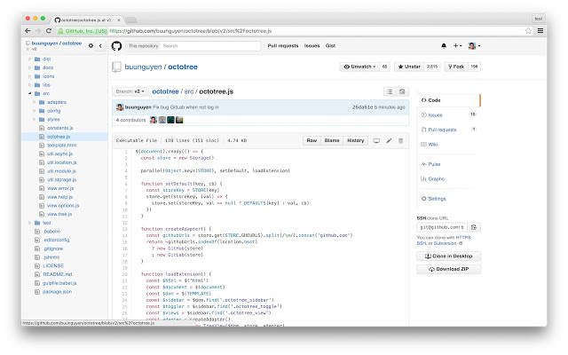 GitHubを閲覧するときに使えそうなChrome拡張機能 - もた日記