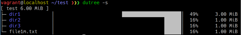 Linuxメモ : Rust製のdutreeコマンドでディスク使用量を可視化 - もた日記
