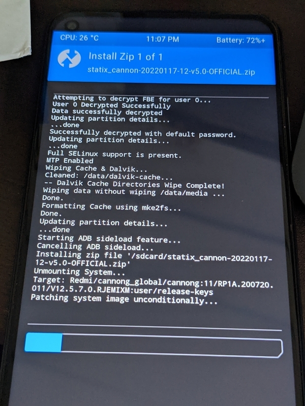 【ロマン】Redmi Note 9T向けカスタムROM「StatiX OS」インストール、使用感 - ROM焼き試験場