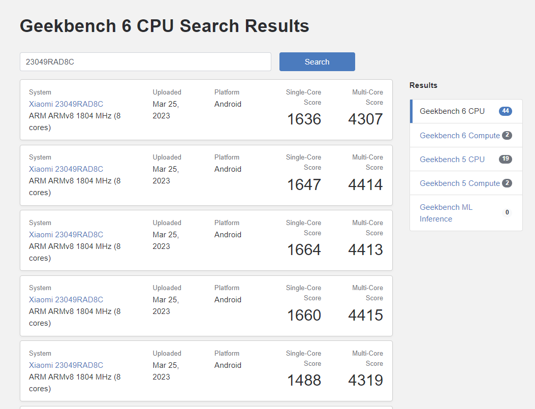 Redmi Note 12 TurboのGeekbenchスコアが公開！8+gen1以上のCPU性能 - ROM焼き試験場