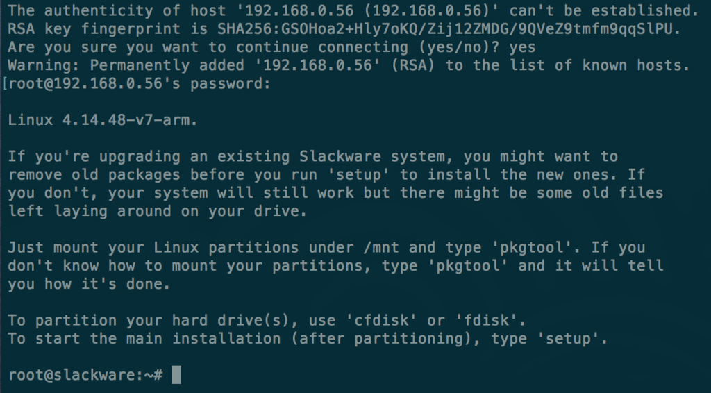 Raspberry Pi 3B+ にRaspbianではなく、ラズパイ用Slackware「SARPi」をインストールしてみた ...