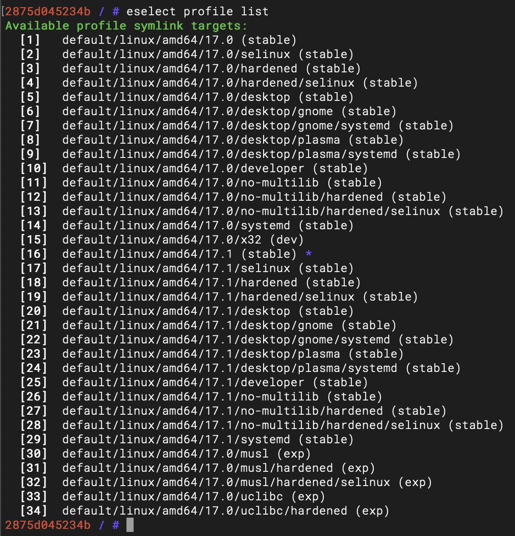 dockerを使って、お手軽にgentoo linuxを使ってみる - heimdalの技術ノート