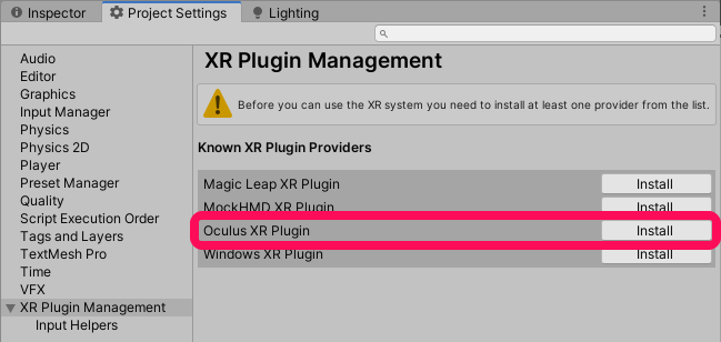 Unity 2019.3 からの Oculus Quest セットアップ方法 (XR Plugin Management) - デニッキ！