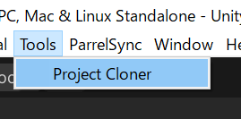ParrelSync / UnityProjectCloner で Unity マルチゲーム開発効率を上げる - デニッキ！