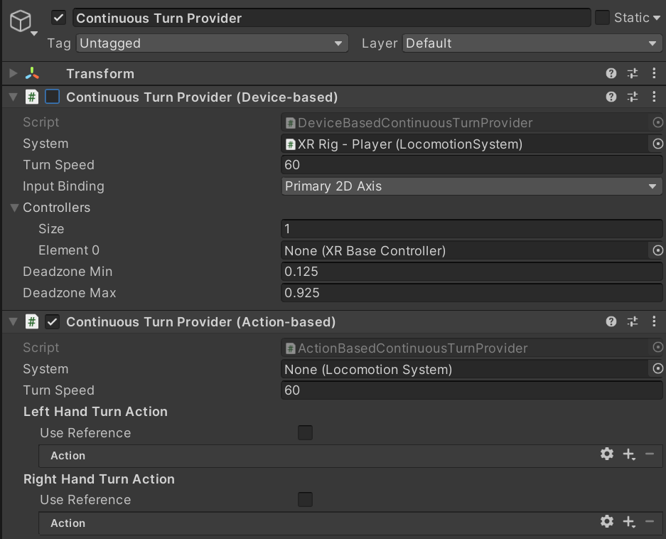 XR Interaction Toolkit を Input System (Action-based) で利用する【XR Interaction Toolkit】 - デニッキ！