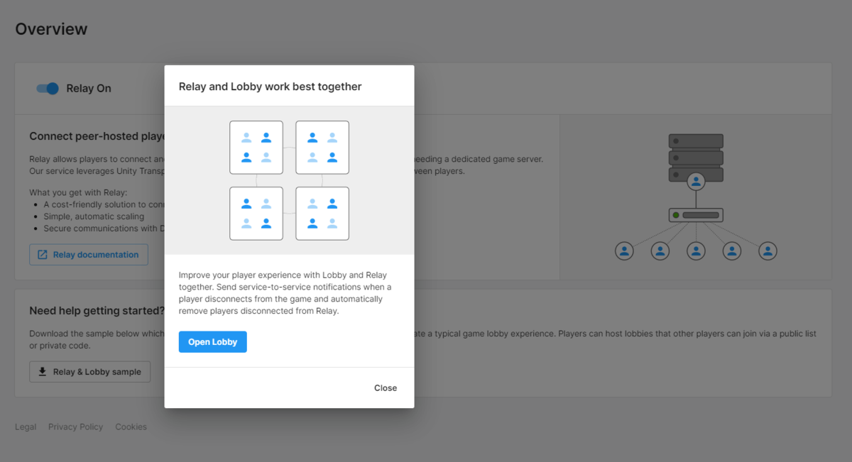 Unity Relay β でリレーサーバを建てて入室する【Unity Gaming Services】 - デニッキ！
