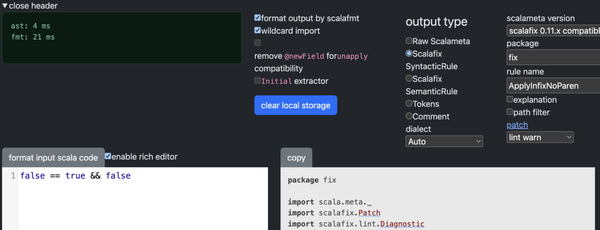 scalafix ruleの作り方の例 - xuwei-k's blog