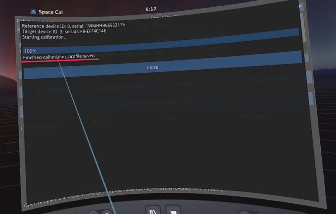 Quest2＋Tundra Trackerで自動キャリブレーションをした話(OpenVR-SpaceCalibrator v1.4-bd,無線フルトラ,ツンドラトラッカー) - くろす先生の機密報告書