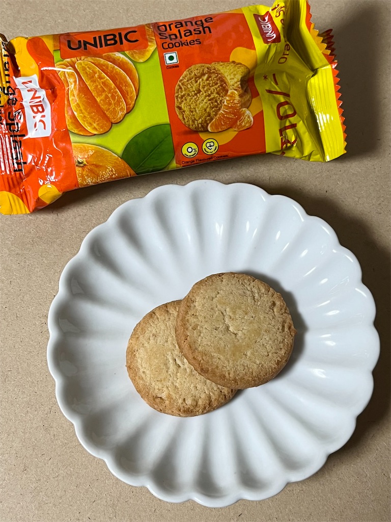 UNIBIC Orange Splash Cookies - 田舎の小さな暮らしと世界のお菓子