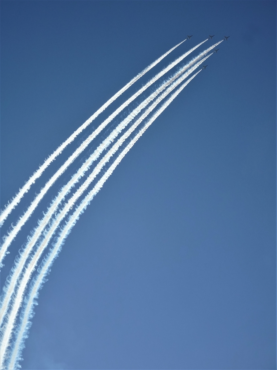 浜ちゃん日記 エアフェスタ浜松2022(浜松基地航空祭)ブル－インパルス飛行展示事前訓練が行われた - y_hamadaのブログ