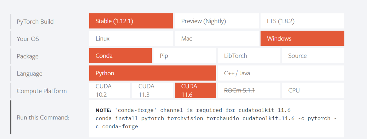 Windows 11 + RTX2080TiでのDeepLearning環境メモ - アルゴリズムとかオーダーとか