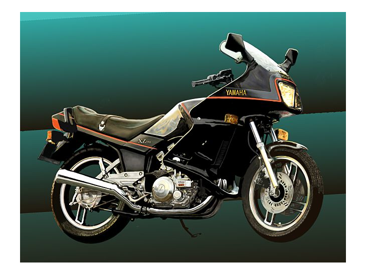 YAMAHA / XZ400 - 脇道を行く