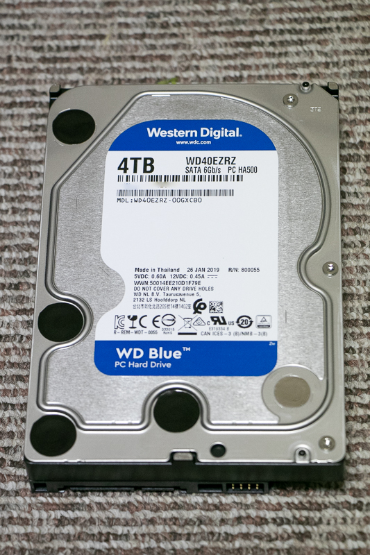 ロジテックLGB-EKU3とウエスタンデジタルWD40EZRZ 4TBで外付けHDD【レビュー記事】 - デジタルガジェットダイヤリー