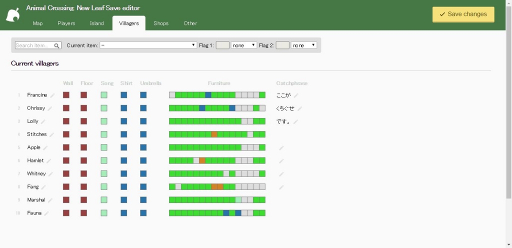 【とび森ver1.5対応】 セーブデータの改造方法 ACNL Save Editorの使い方編 - Yami村長の備忘録