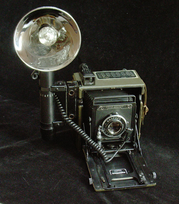 個別「Speed Graphic 4x5 Miritary model with Graflite flash gun」の写真、画像 - スピ ...