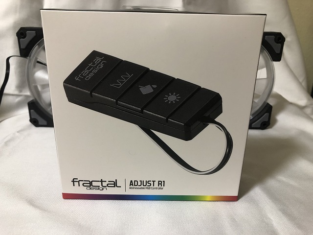 Fractal Design 5V 3pin アドレサブルRGBコントローラー Adjust R1 RGB Fan controller ...