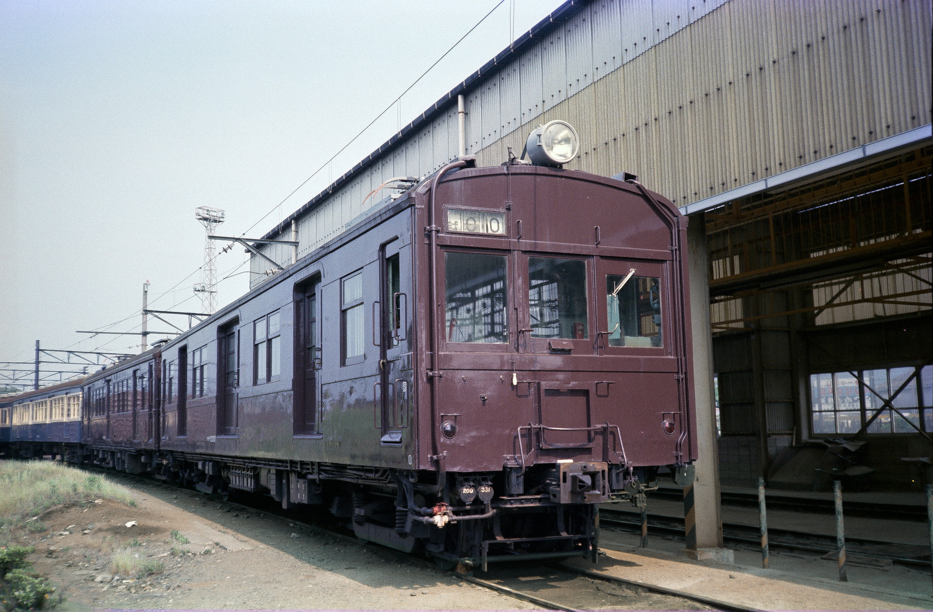 沼津区にいた牽引車クモヤ22202 (蔵出し画像) - 省型旧形国電の残影を求めて