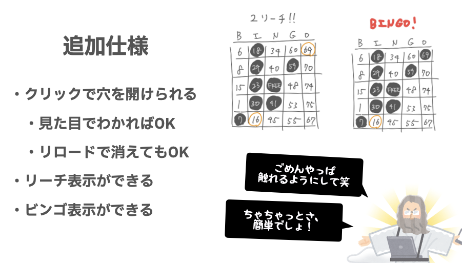 追加仕様