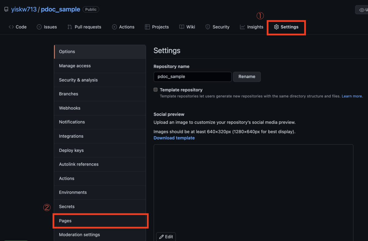 pdoc + GitHub Actionsを使用して，ドキュメントを自動でGitHub Pagesに公開する - yiskw note