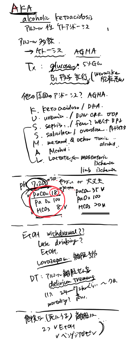 AKA alcoholic ketoacidosis アルコール性ケトアシドーシス - Dr.Yukaの5分間ティーチングブログ
