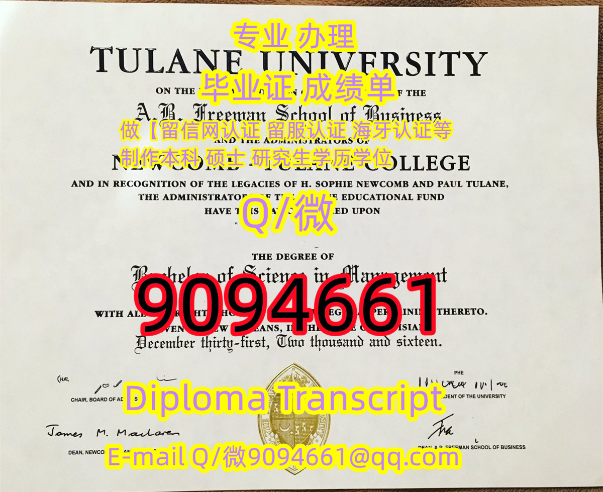 仿真高端Tulane毕业证书Q微9094661制作杜兰大学学位证,本科Tulane文凭,复刻Tulane毕业证成绩单,有Tulane硕士学历 ...