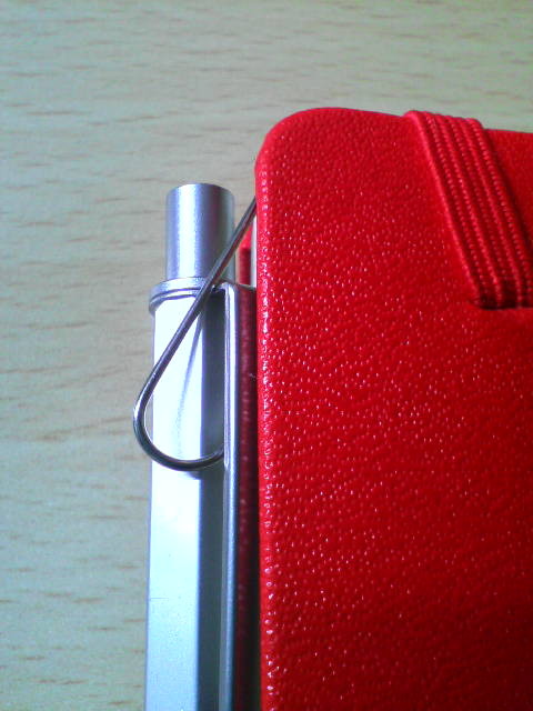 モレスキン(ポケット付き)用ペンホルダー - ymzkey's diary