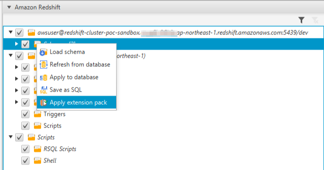 SCT で Teradata の拡張パックを Redshift にインストールする - ablog