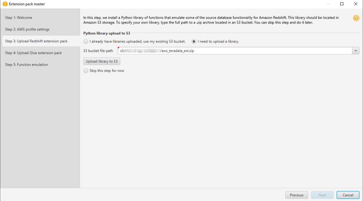 SCT で Teradata の拡張パックを Redshift にインストールする - ablog