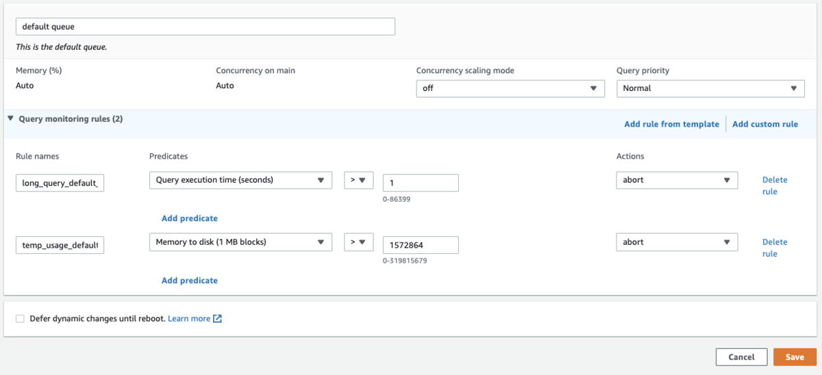 Redshift の QMR の設定は動的に適用される - ablog