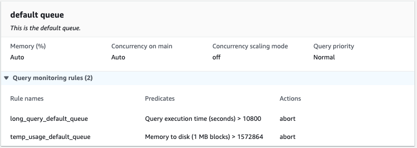 Redshift の QMR の設定は動的に適用される - ablog