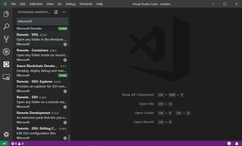 VSCodeのInsiderの拡張、Remote WSLを使ってみたよ - 味噌汁を飲みます