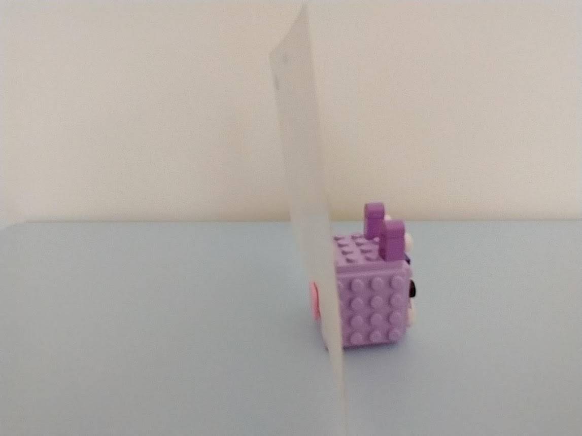 紫のかわいいうさぎ！ レゴ®ドッツ：LEGO® 30557 小さなキューブの写真立て。 - よう先生の日々